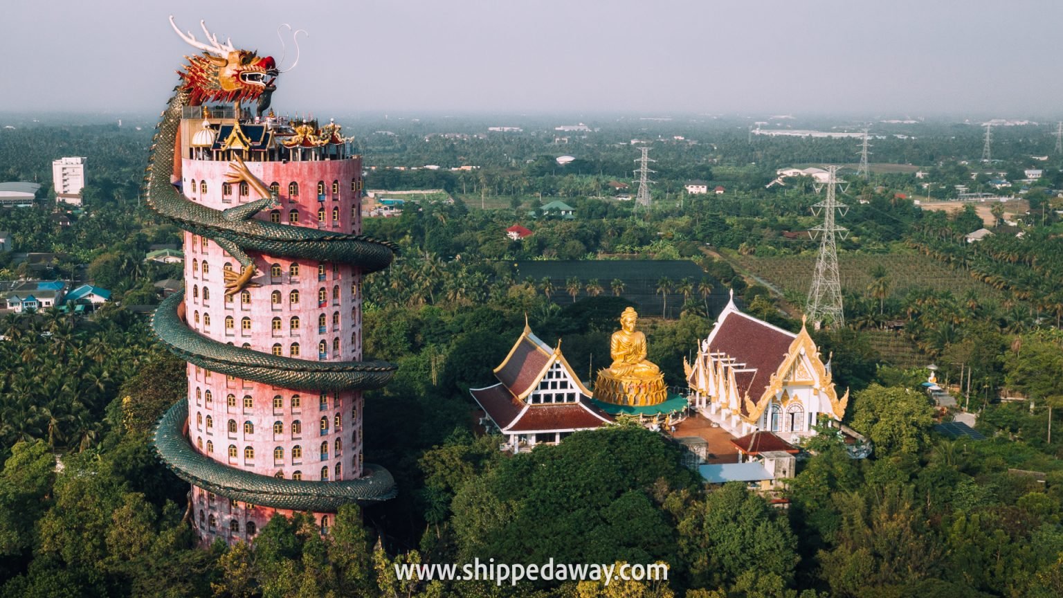 How to visit Wat Sam Phran Dragon Temple from Bangkok