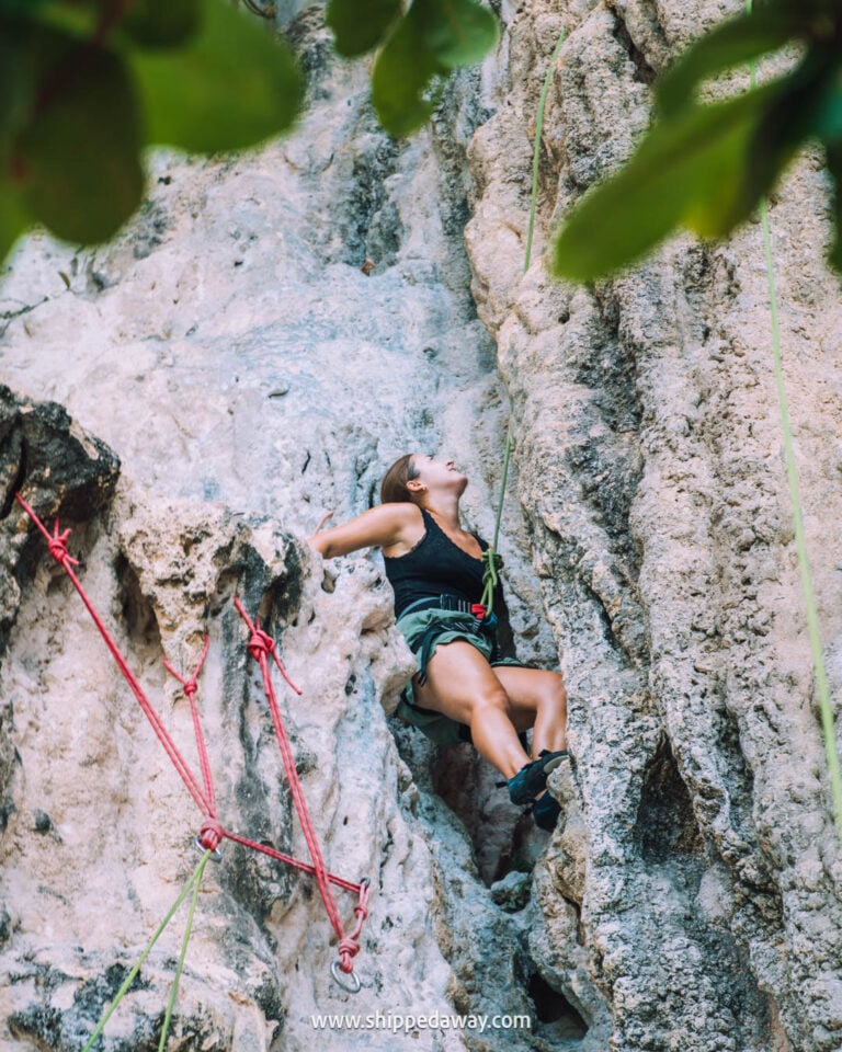 Rock climbing at Railay Beach Krabi (Honest Review & Guide)